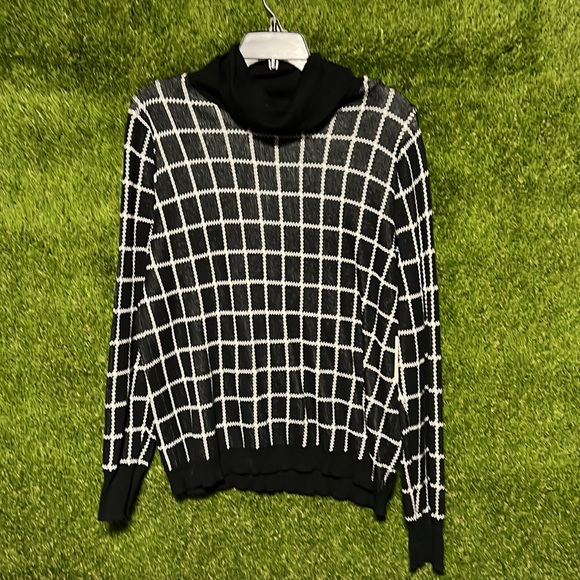 14th & Union | Sweaters | 4th Union Window Pane Turtleneck Sweater ...